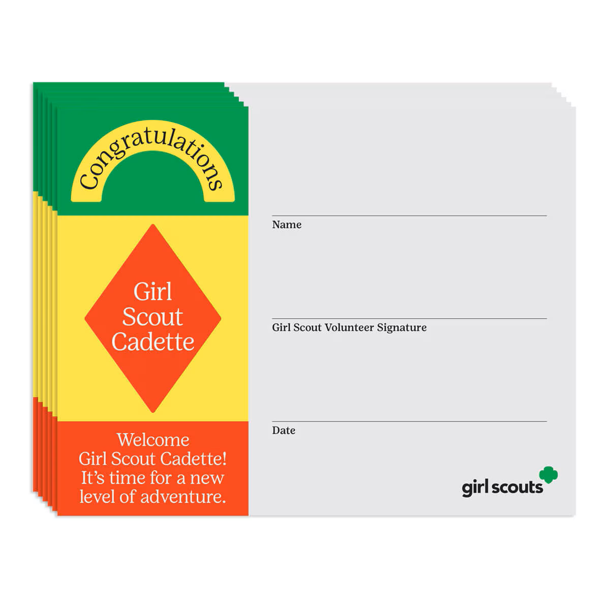 Cadette Bridging Certificate – Girl Scouts in the Heart of PA